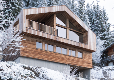 Exterior wood cladding for mountain chalets - Sivalbp