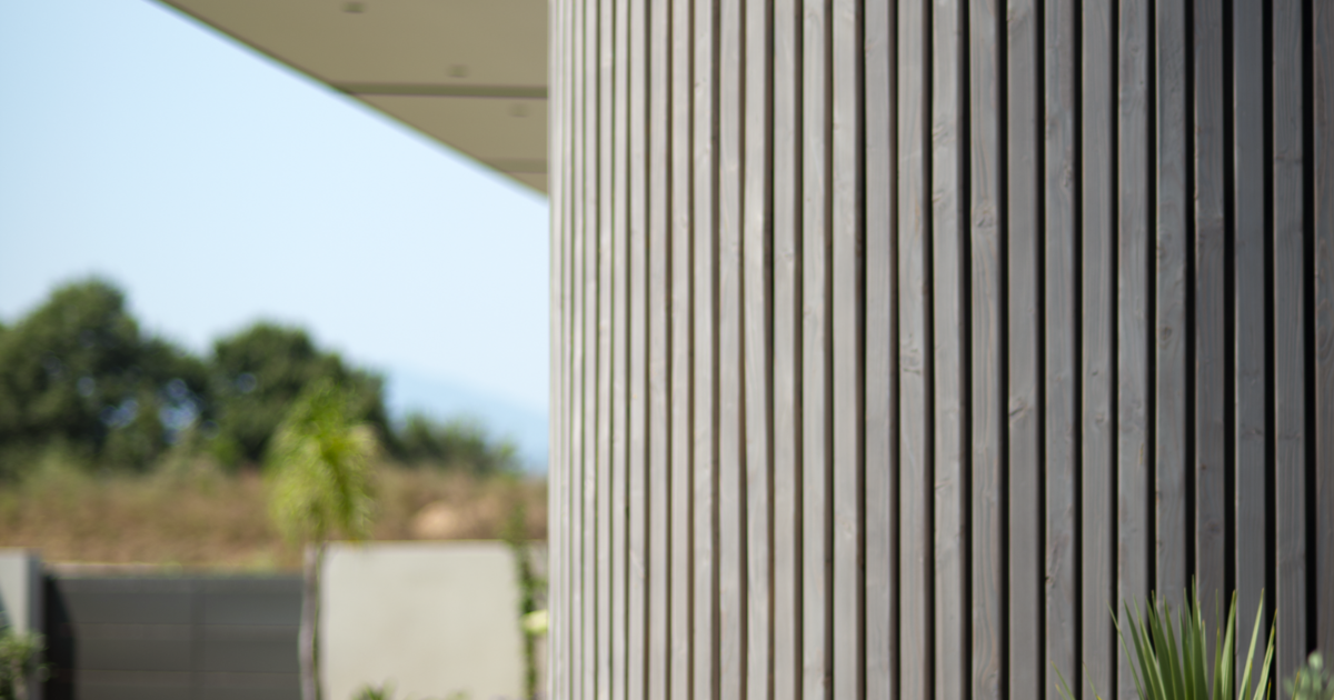 Vertical wood cladding - Sivalbp